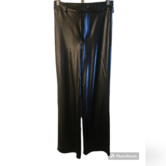 Kaylee Kollection | Pants & Jumpsuits | Kaylee Kollection Satin Wide Legged Pants Womens Size S ...